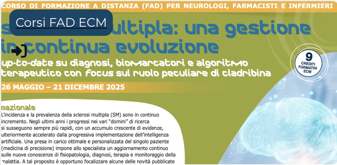 2025 Corso FAD da 9 crediti ECM "Sclerosi Multipla: una gestione in ...